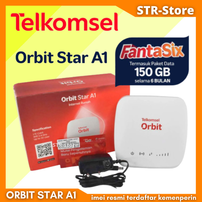 Jual TELKOMSEL ORBIT STAR A1 MODEM 4G WIFI HIGH SPEED MODEM WIFI ...