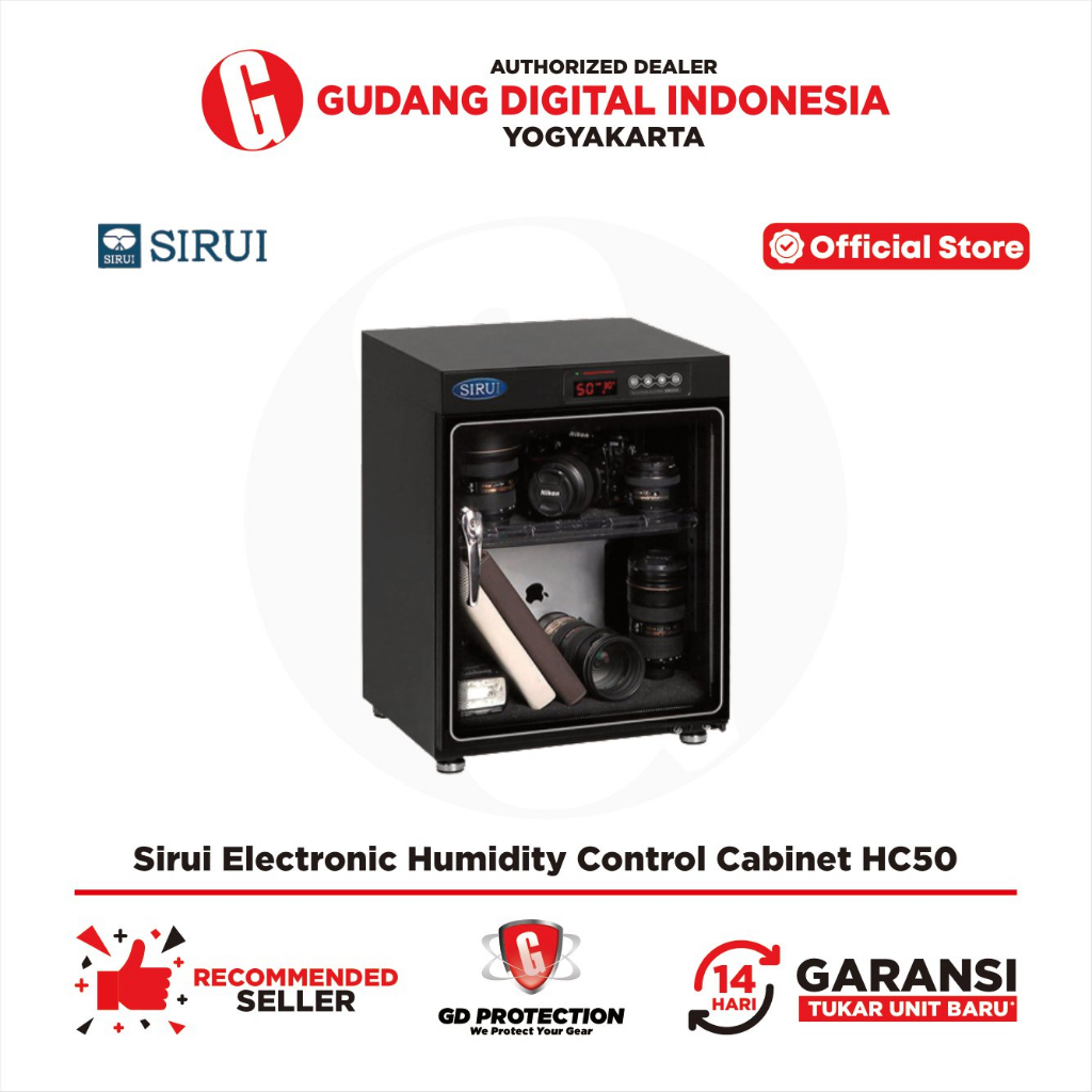 Jual Sirui HC-50 HC 50 Electronic Humidity Control Cabinet | Shopee ...