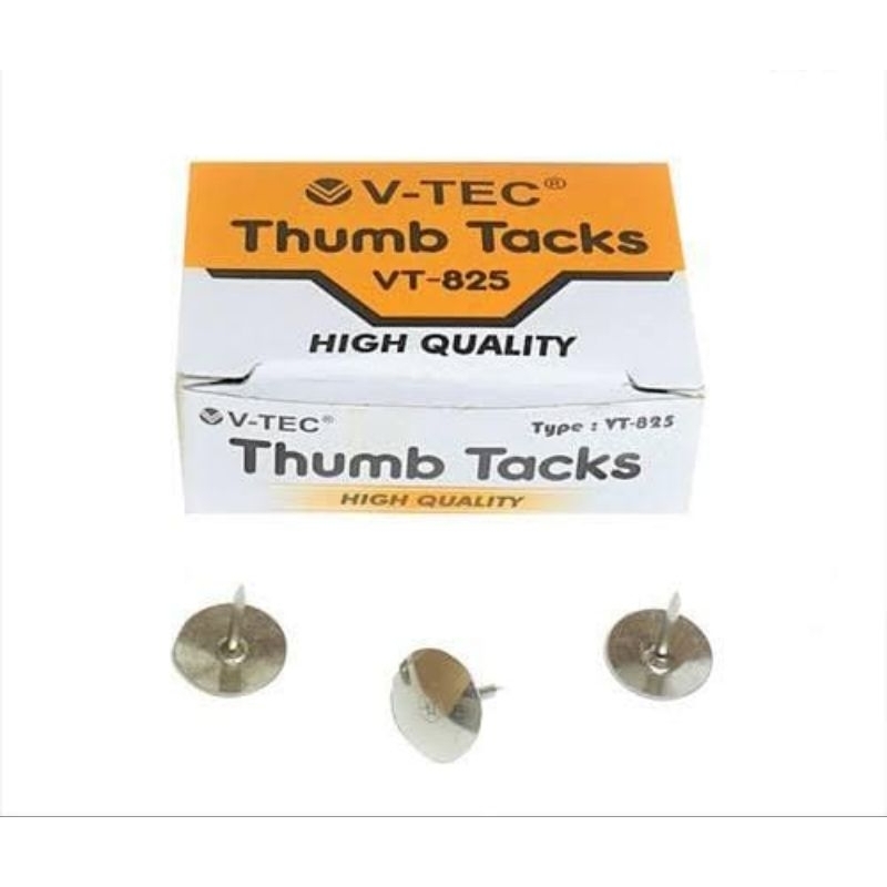 Jual [ PACK 10 BOX ] PAKU TINDIS / PAKU PAYUNG / THUMB TACKS FIVE STAR ...