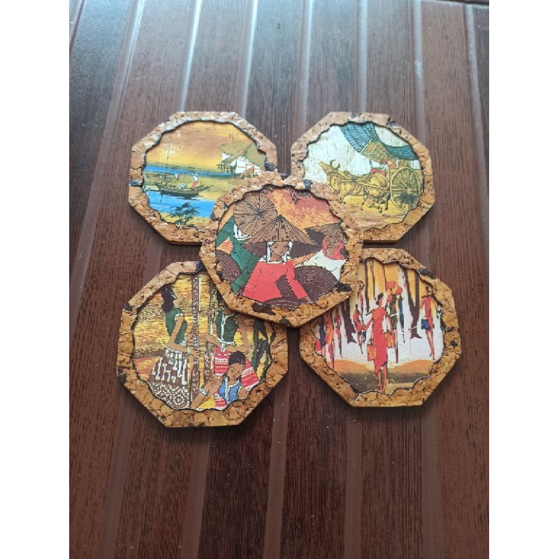 Jual Tatakan Gelas Coaster 1 set Pemandangan Tempo doeloe Di Eropa ...