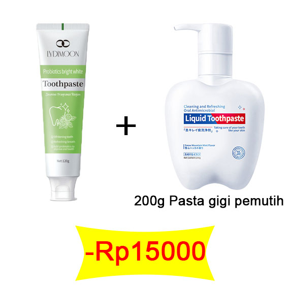 Jual Pasta gigi pemutih Teeth whitening Obat kumur Pemutihan pasta gigi ...