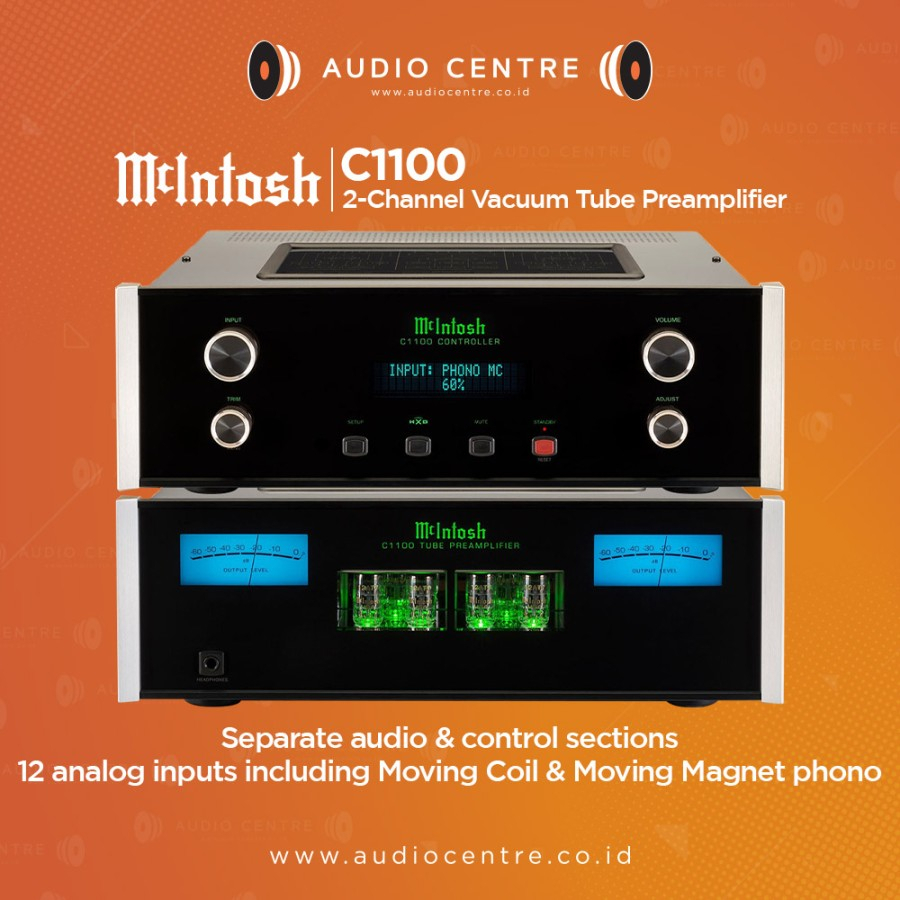 Jual McIntosh C1100 Vacuum Tube Preamplifier mcintosh c1100 mcintosh c 1100 | Shopee Indonesia
