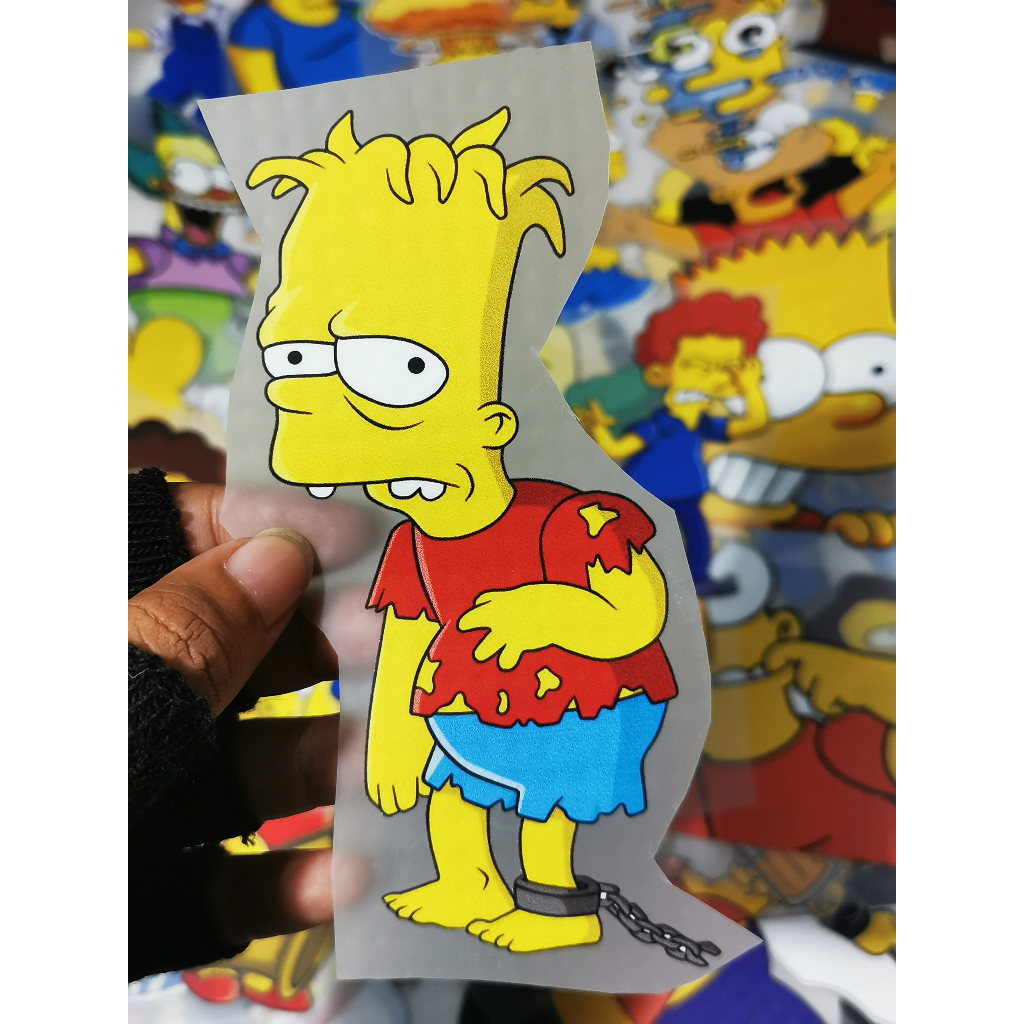Jual STIKER SABLON SETRIKA KAOS DTF GAMBAR SERIAL SIMPSONS KARAKTER ...