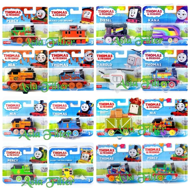 Jual Thomas and Friends Metal Engine NEW LOOK Push along manual thomas ...