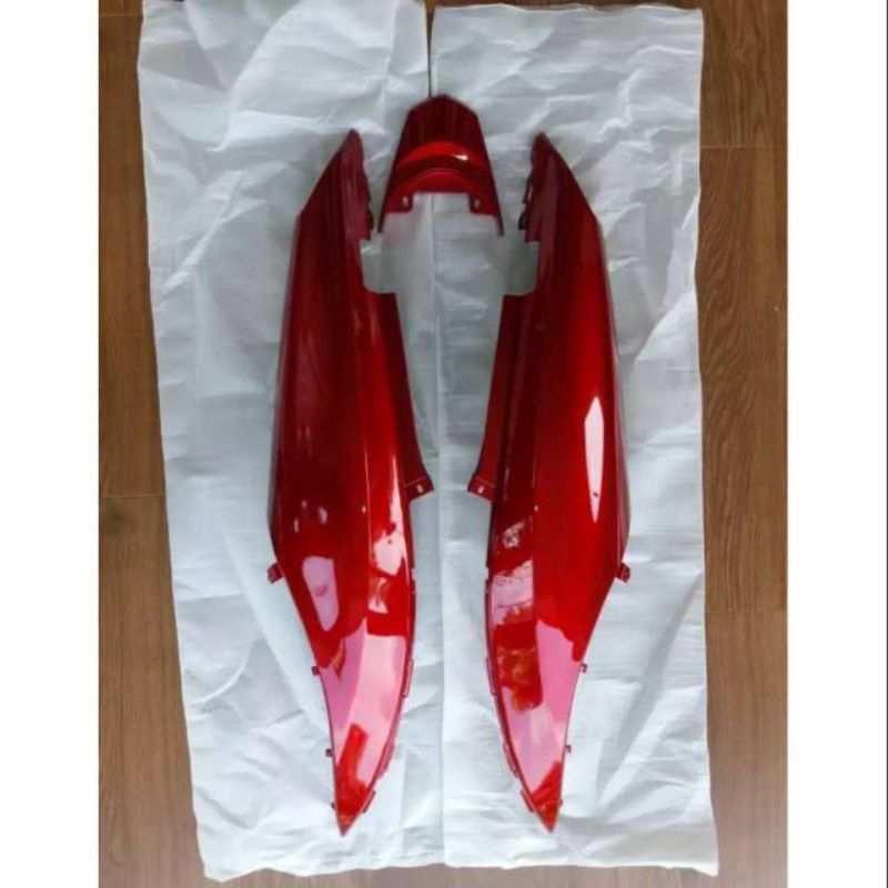 Jual cover body samping kanan kiri Mio j merah marun | Shopee Indonesia