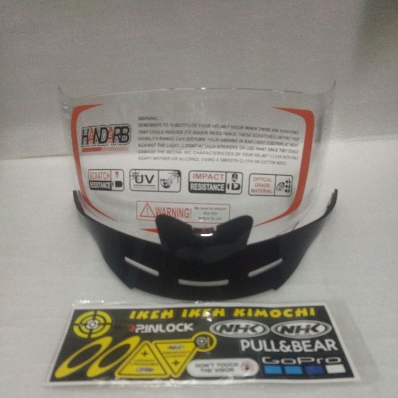 Jual Bonus Stiker || Visor Flat NHK GP 1000 / Visor Flat NHK R75 Kaca Flat NHK GP1000 kaca Flat ...