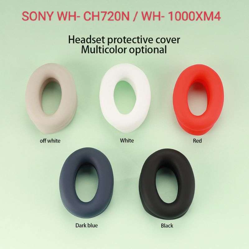 Jual Case Cover Silicone Protective Earpads Foam For Sony WH-CH720N ...