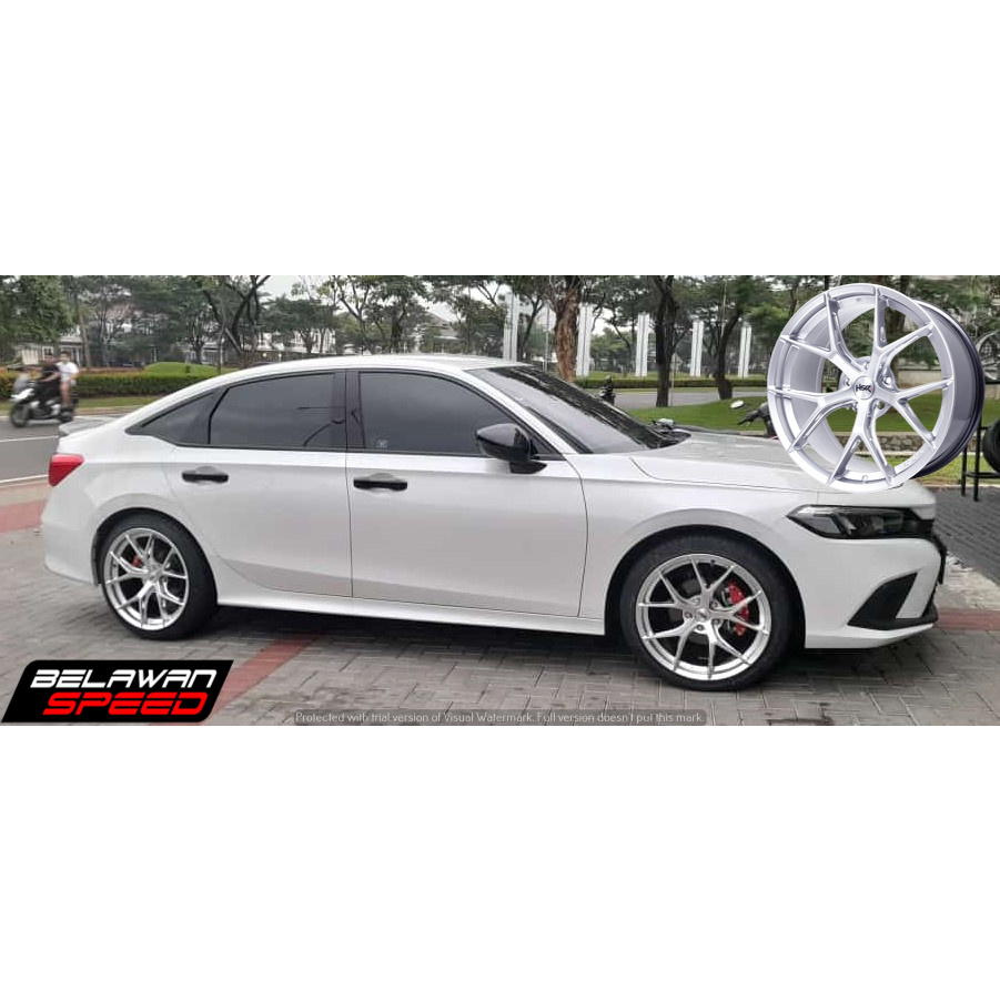 Jual VELG MOBIL RACING PELEK MODIFIKASI RING 19 HSR WURZBURG PCD 5X114,3 UNTUK CIVIC TURBO MAZDA ...