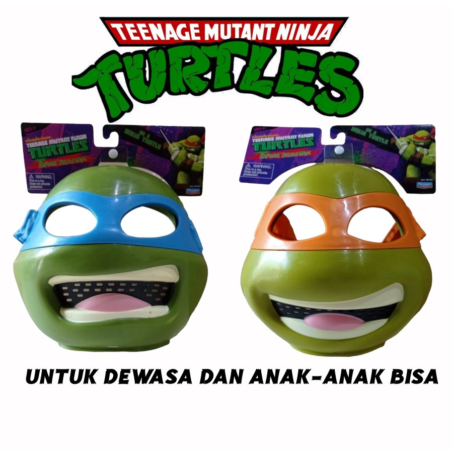 Jual Topeng Playmates Teenage Mutant Ninja Tmnt Deluxe Mask | Shopee ...