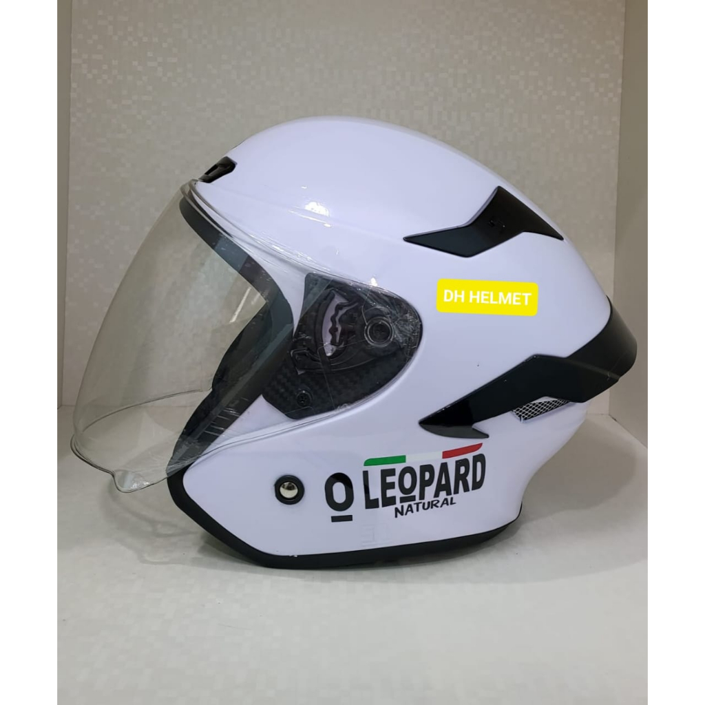 Jual HELM ARL SNI PANDORA TTC DEWASA MURAH PUTIH GLOSSY LEOPARD ...