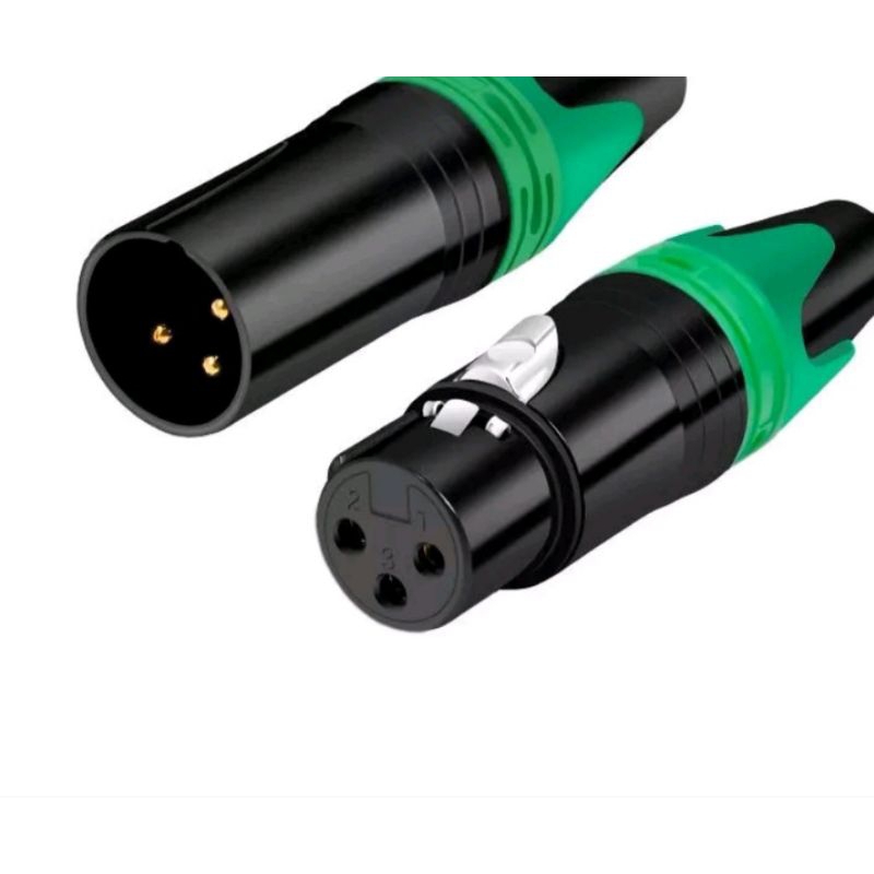 Jual JACK CANON FEMALE KONEKTOR CONNECTOR XLR 3P 3 PIN JAK JEK JAK JECK ...