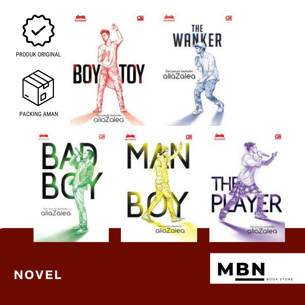 Jual Novel Metropop ALIAZALEA (BOYTOY, WANKER, BADBOY, MANBOY, PLAYER ...