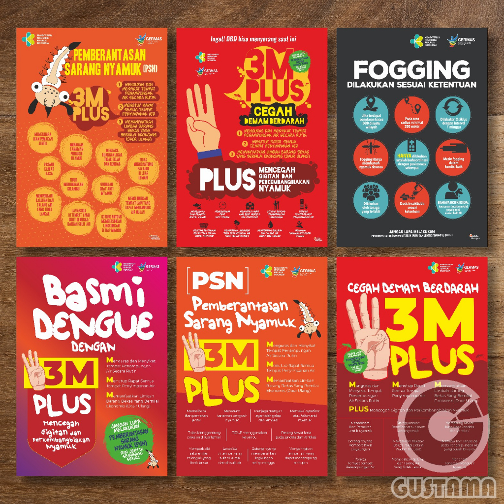 Jual Poster Pemberantasan Sarang Nyamuk, 3M 3M Plus A3 | Shopee Indonesia