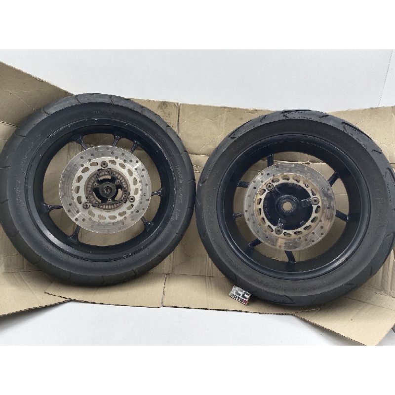 Jual Velg Aerox Old Double Disc Set Depan Ori Belakang VND Original ...