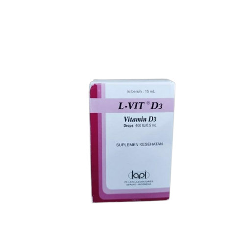Jual L-Vit D3 400IU Drop 15 ML ( Memenuhi Kebutuhan Vitamin D ...