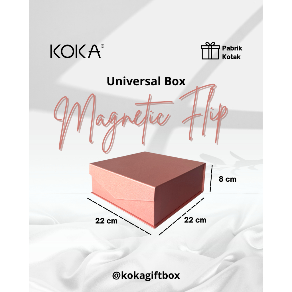 Jual Box Kado - Flip Magnet - 22cm x 22cm x 8cm | Shopee Indonesia