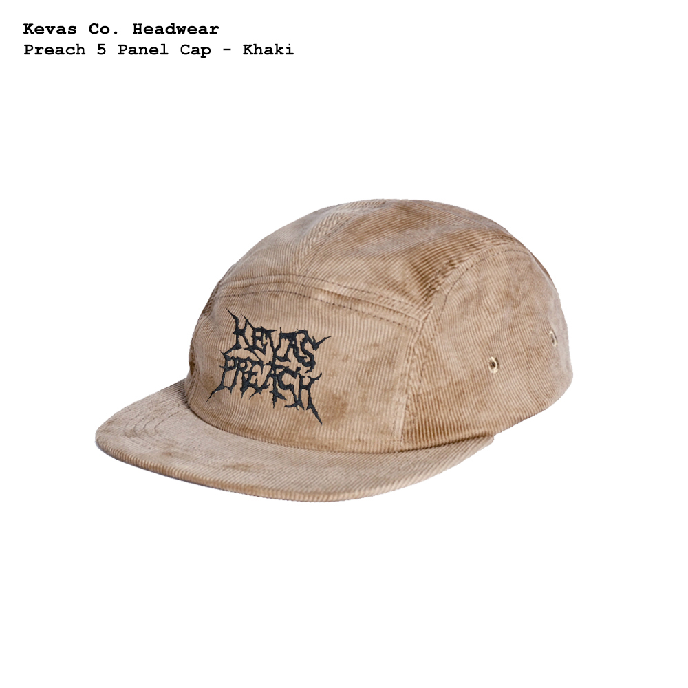 Jual Kevas Preach 5 Panel Cap - Khaki Corduroy | Shopee Indonesia