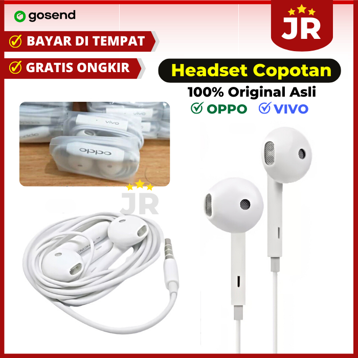 Jual Headset / Earphone / Hedset / Handsfree Oppo VIVO 100% Ori ...