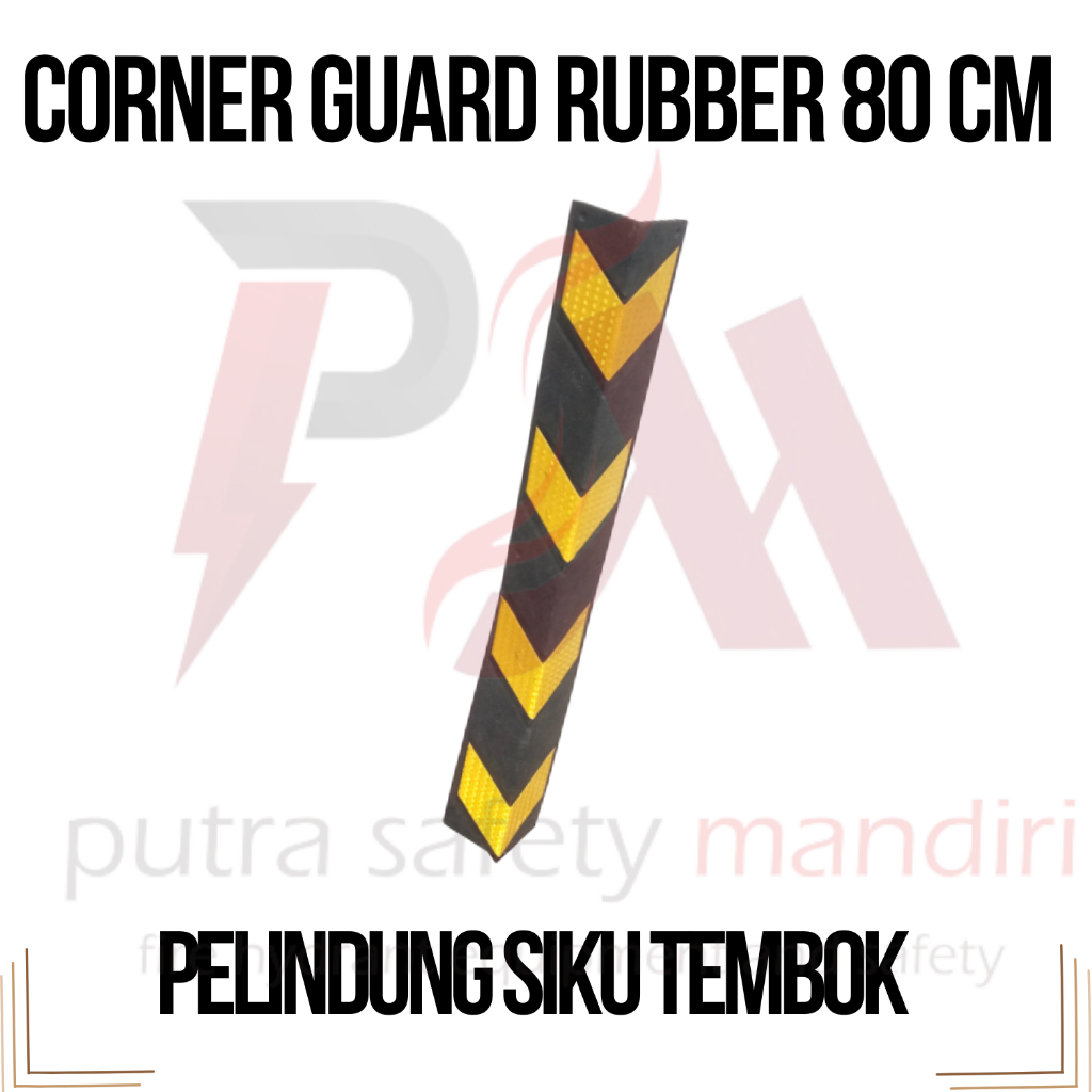 Jual CORNER GUARD RUBBER 80 CM PELINDUNG SUDUT DINDING KARET SIKU ...