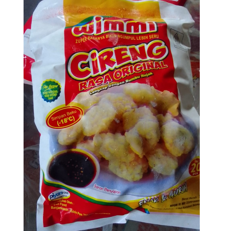 Jual Cireng Frozen Wimmi Original isi 20 pcs Plus Bumbu Rujak | Makanan ...