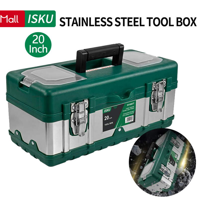 Jual ISKU 20 Inch Tool Box Stainless / Kotak Perkakas Stainless 20 ...