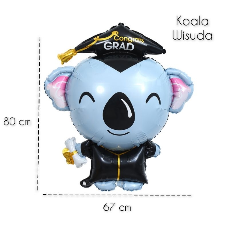 Jual Balon Wisuda Kelulusan Graduation Baloon Piala Toga Graduation ...