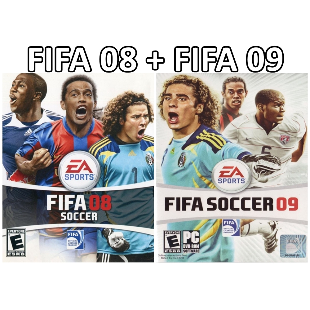 Jual FIFA 08 + FIFA 09 Game untuk Komputer PC Laptop KOLEKSI LENGKAP ...