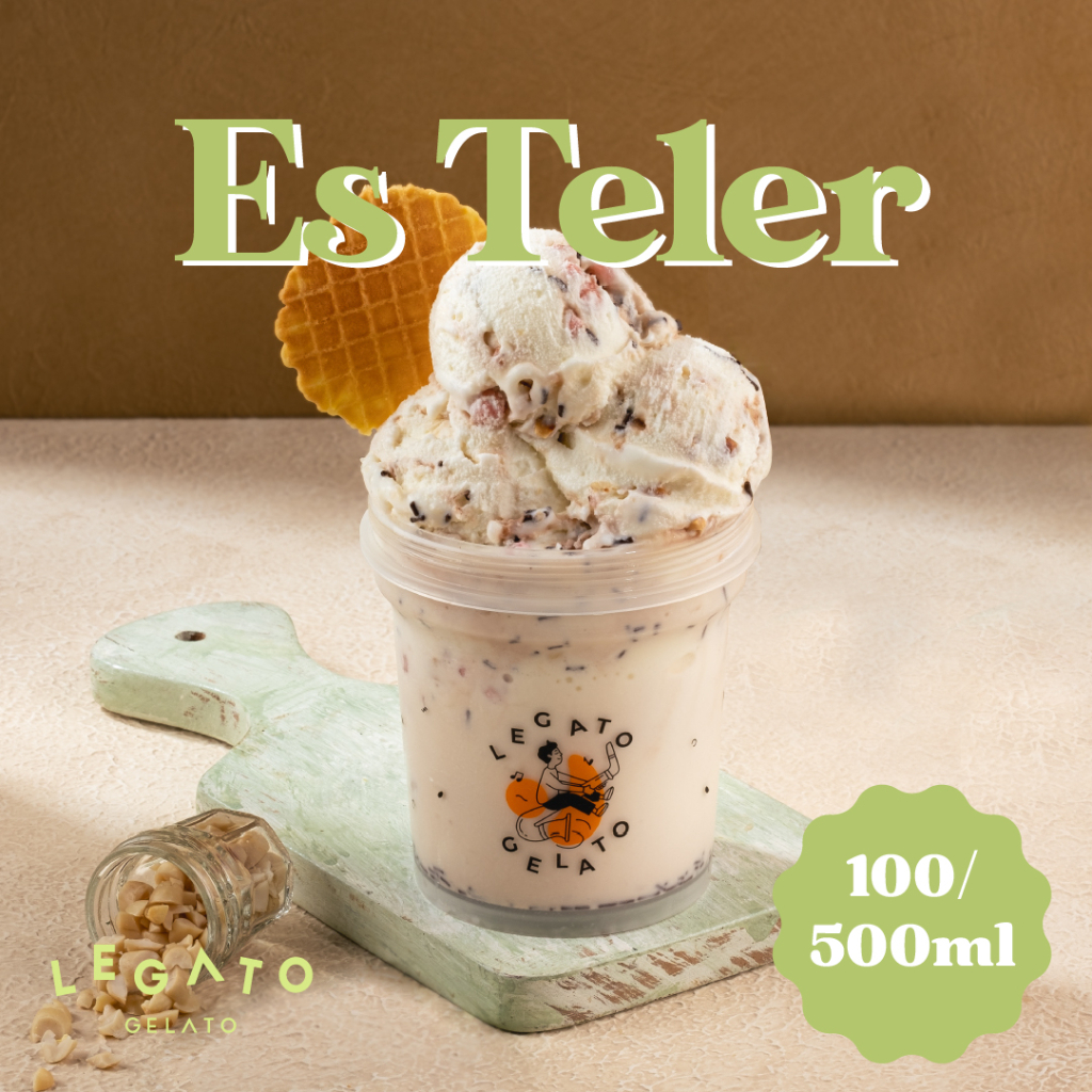 Jual LEGATO GELATO - Es Teler Pint 500 mL Cup 100 mL Ice Cream Gelato ...