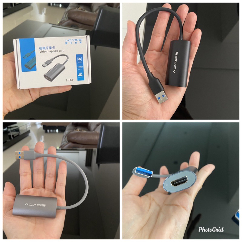 Jual acasis video capture card 60 fps 1080p game capture live streaming ...