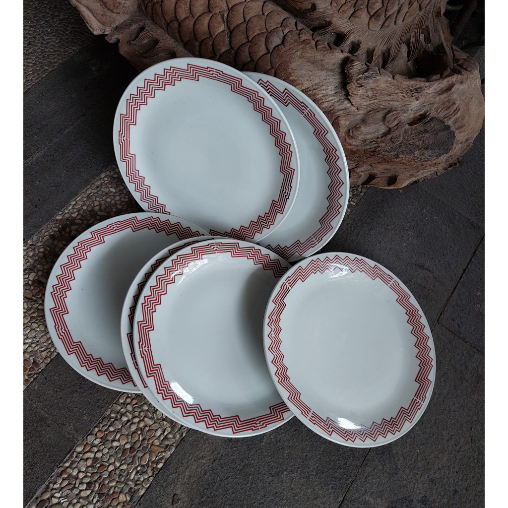 Jual piring flat keramik sango ultra hard porcelain 26 cm | Shopee ...