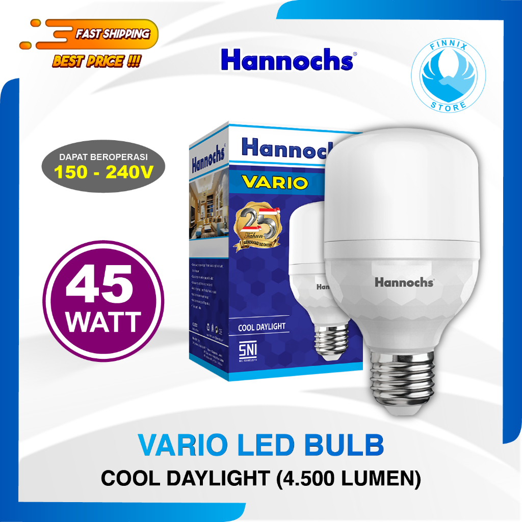 Jual Hannochs VARIO LED Bulb 45 Watt 45watt - Bola Lampu Bohlam LED | Shopee Indonesia