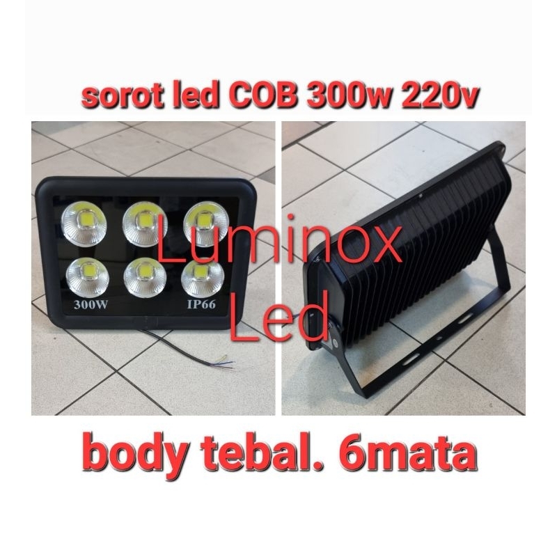 Jual lampu tembak led 300 watt 300w / flood light sorot led 300watt 300 w 6mata 220volt | Shopee ...