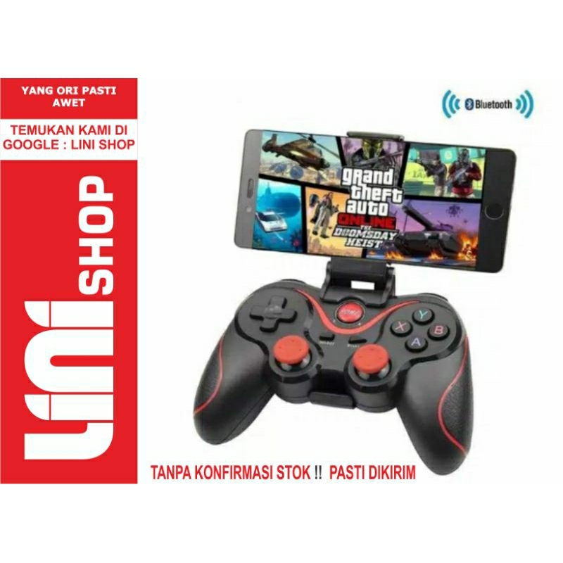 Jual X3 GAMEPAD Android X3 Bluetooth Wireless Controller Stik Bluetooth ...