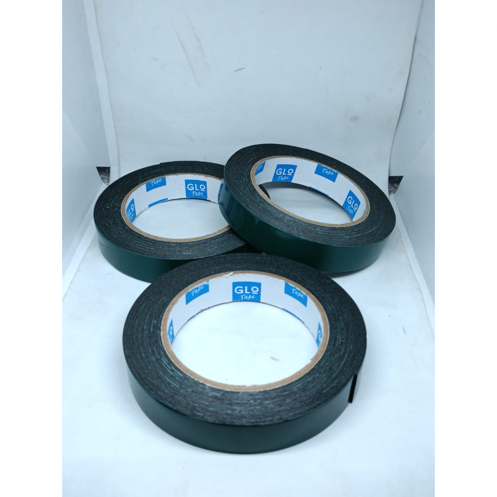 Jual LAKBAN DOUBLE TIP DABELTIP SPON HIJAU MEREK GLOO 2 METER 1 BUNGKUS ...
