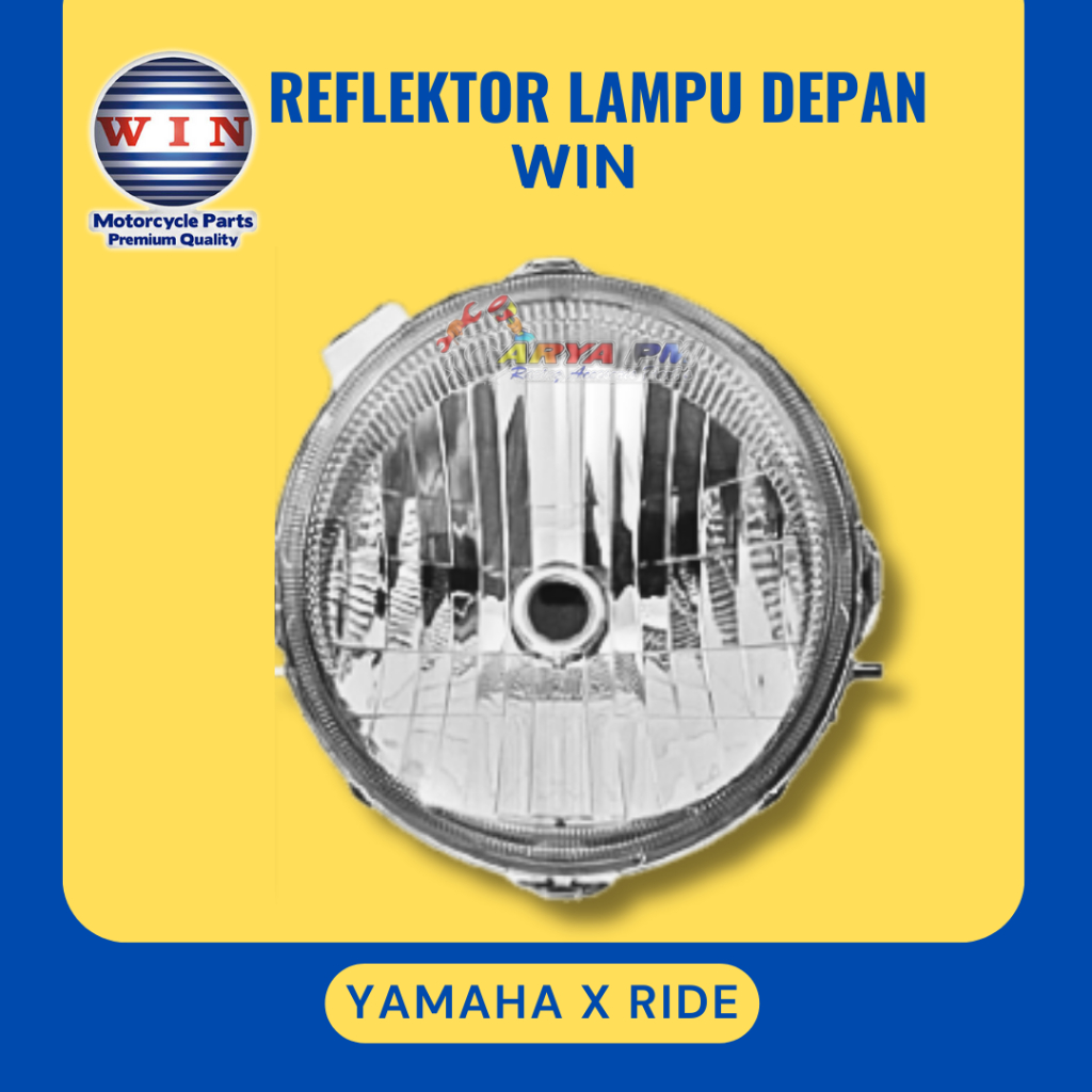 Jual REFLEKTOR LAMPU DEPAN YAMAHA X-RIDE MERK WIN | Shopee Indonesia