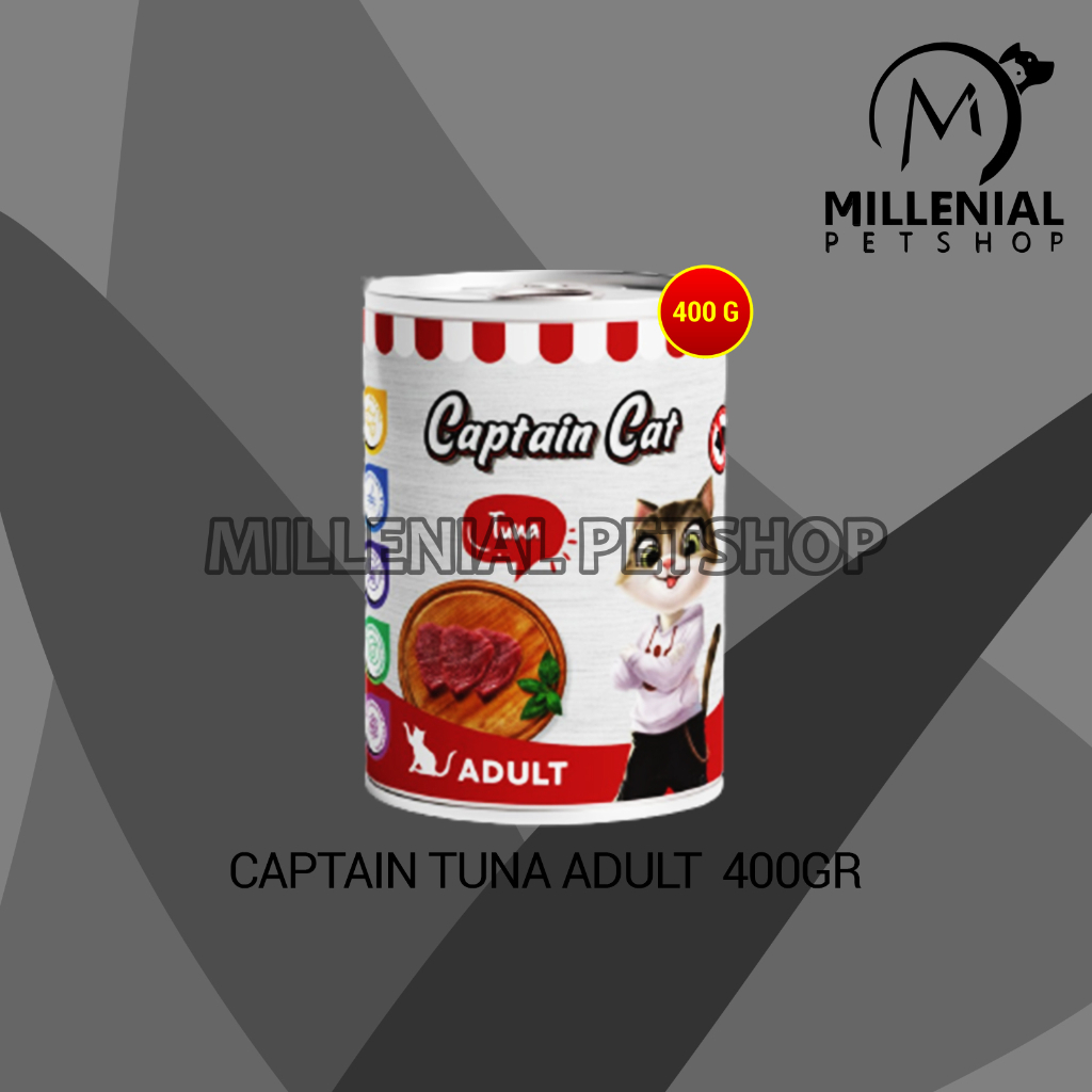 Jual Makanan Basah Kucing Kaleng Can Captain Wet Food 400 Gram | Shopee ...