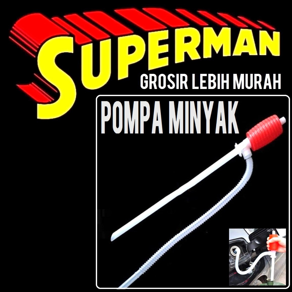Jual POMPA MINYAK MERAH PUTIH hand pump alat sedot minyak air oli ...