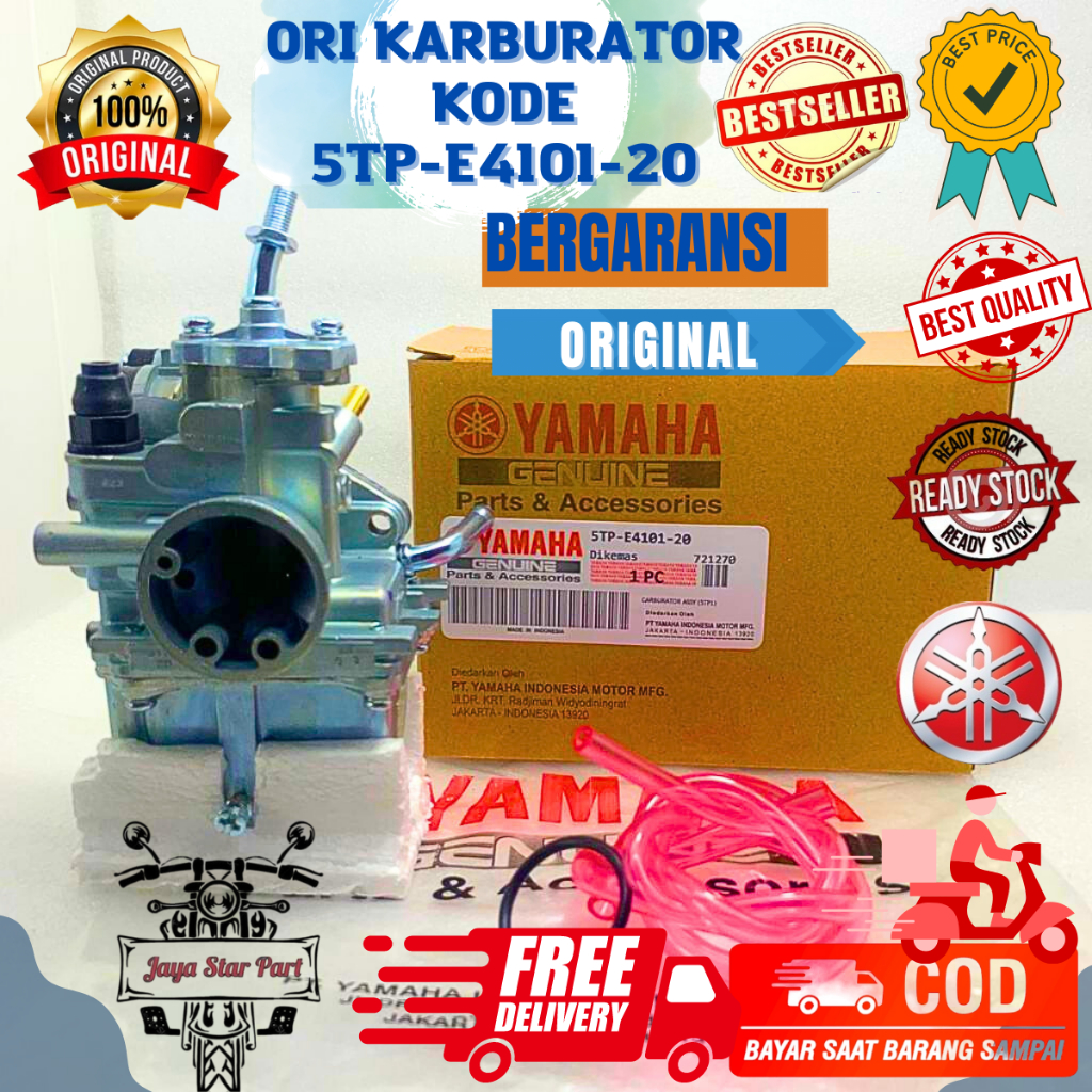 Jual (ORI )KARBURATOR YAMAHA KODE 5TP-E4101- 20 YAMAHA JUPITER Z BURHAN,VEGA R NEW KUALITAS ASLI ...