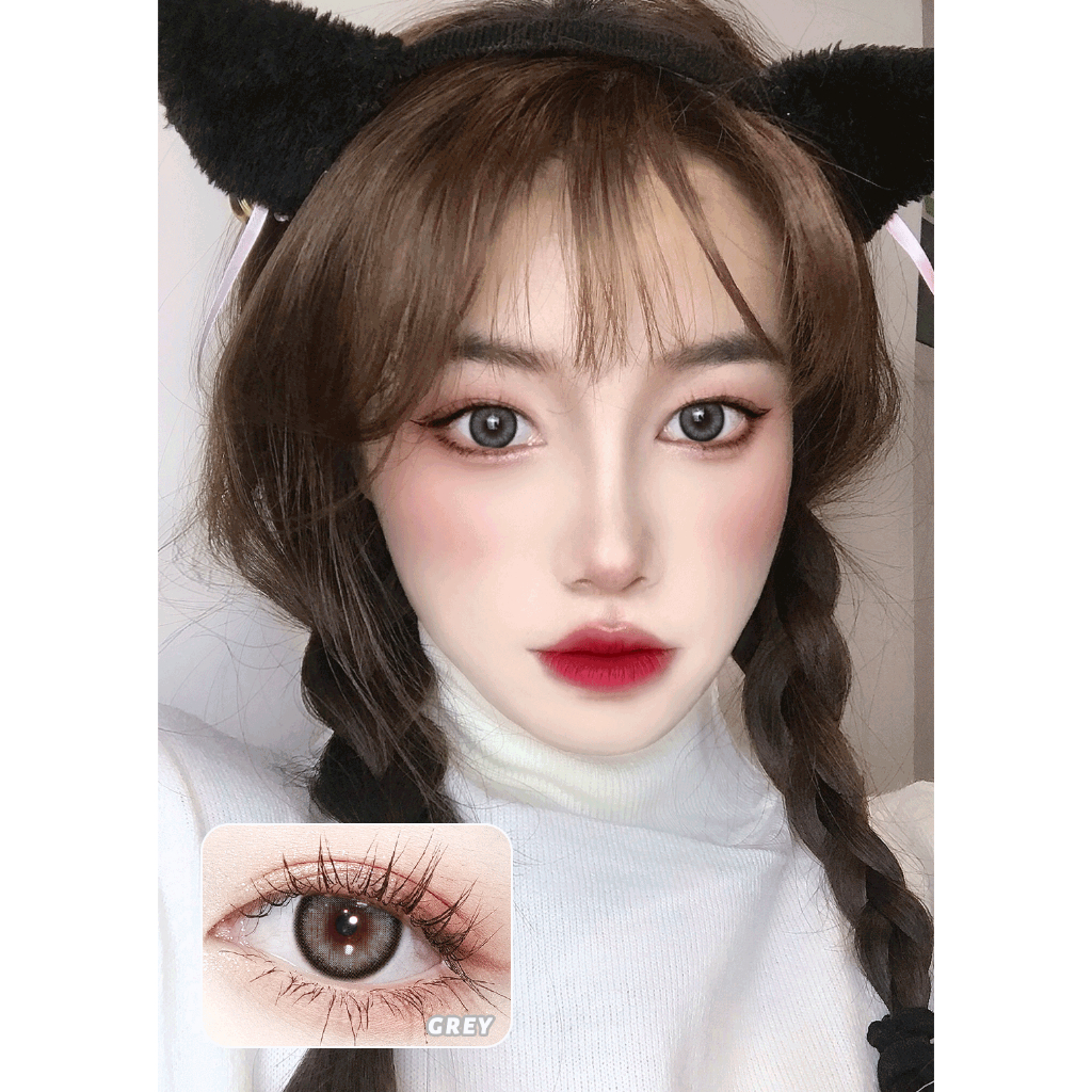 Jual (COD)Sepasang lensa kontak berwarna diameter 14.2MM softlens ...
