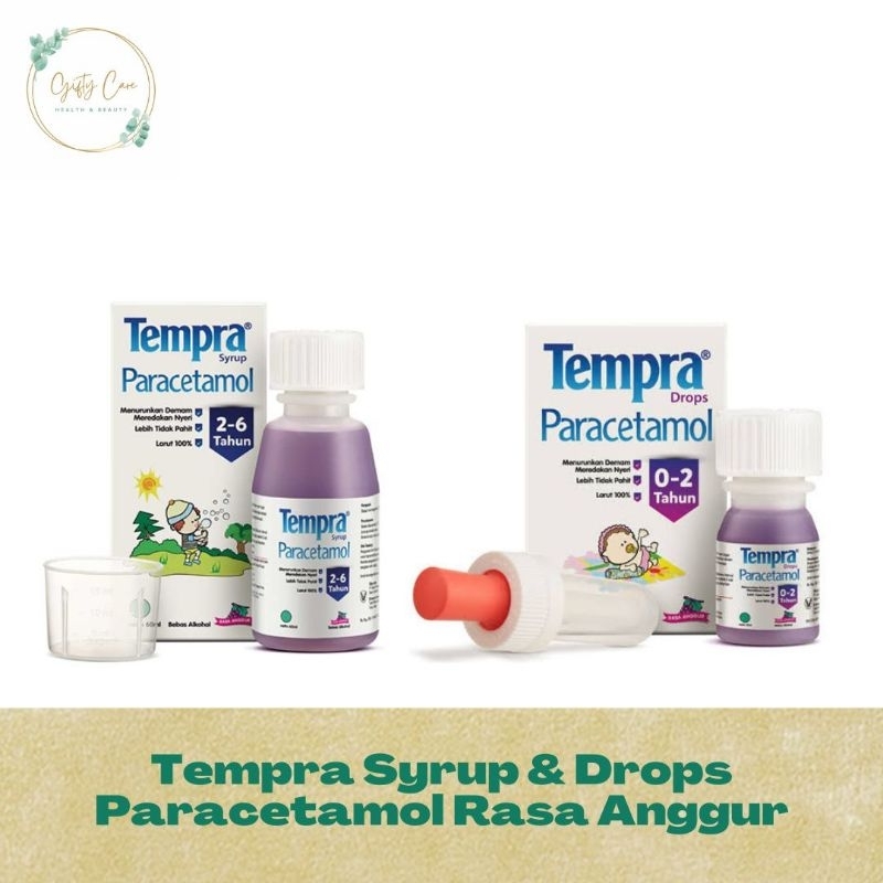 Jual Tempra Syrup dan Drops/Demam/Demam Bayi/Penurun Demam Bayi dan ...