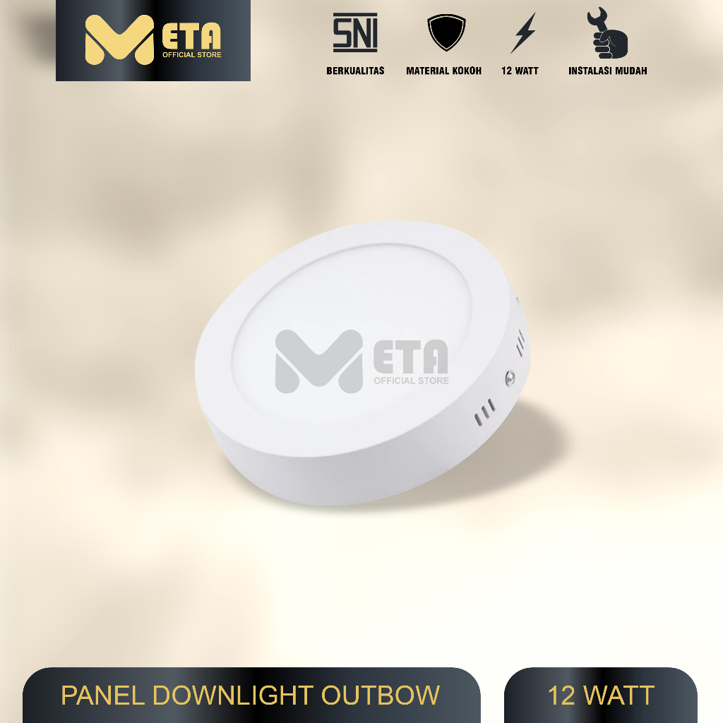 Jual Lampu downlight outbow 12 w lampu plafon panel LED downlight 12 ...