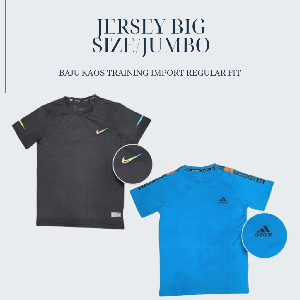 Jual OPPA STYLE SHOP II JERSEY BIG SIZE/JUMBO II BAJU KAOS TRAINING GYM ...