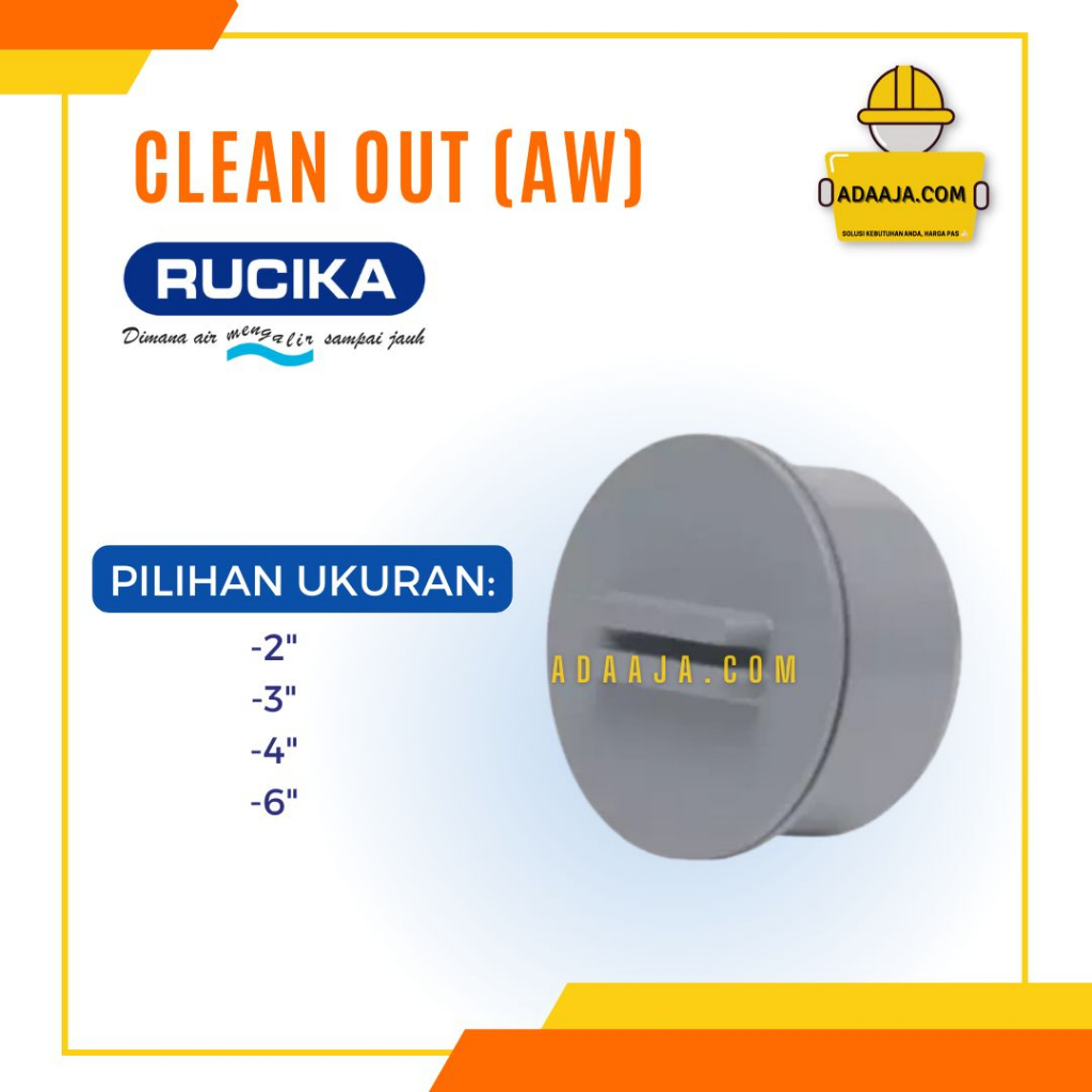Jual Clean Out PVC AW 2" 3" - RUCIKA | Shopee Indonesia