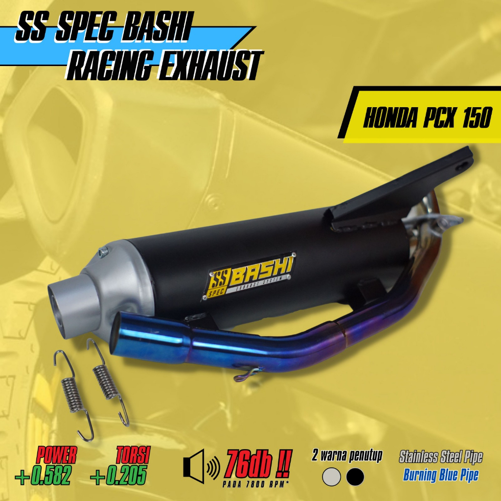 Jual KNALPOT STANDAR RACING HONDA PCX OLD BASHI SS SPEC EXHAUST ...