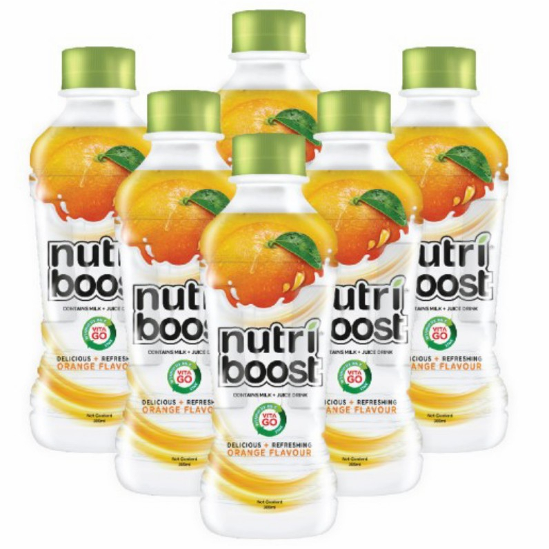 Jual nutri boost nutriboost botol rasa orange jeruk isi 12 | Shopee ...