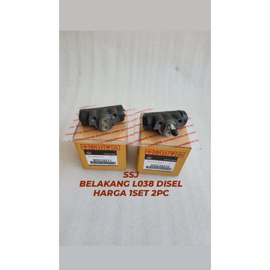 Jual WHEEL CYLINDER MASTER REM BELAKANG L038 DISEL HARGA 1SET 2PC ...