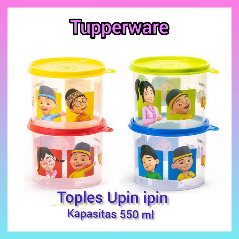 Jual Upin Ipin canister toples kecil Tupperware lucu ECER murah ...