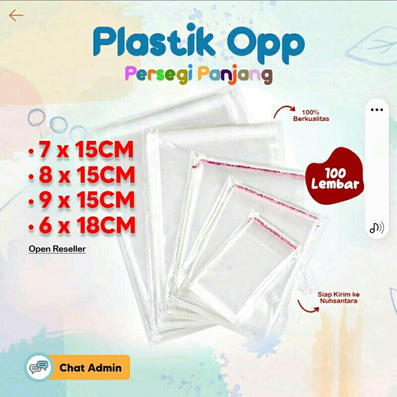 Jual Plastik OPP Lem | Plastik OPP Dengan Perekat | Untuk Lidah Perekat ...