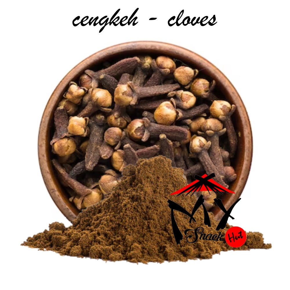 Jual CENGKEH CLOVES - DRIED CLOVE FLOWER BUD POD BUBUK POWDER PURE ...