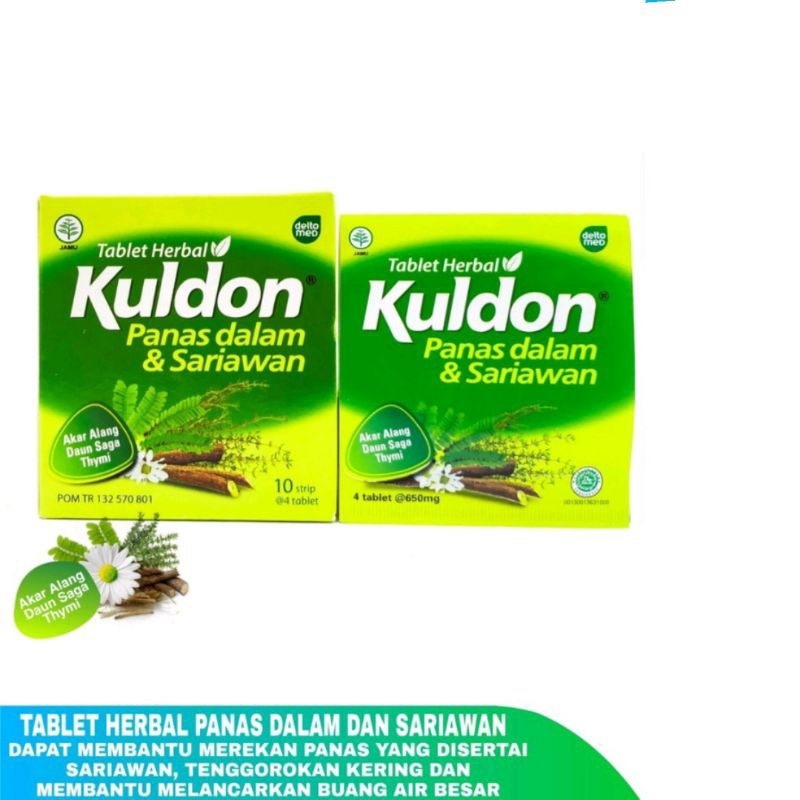 Jual KULDON SARIAWAN 1 STRIP 4 TABLET | Shopee Indonesia